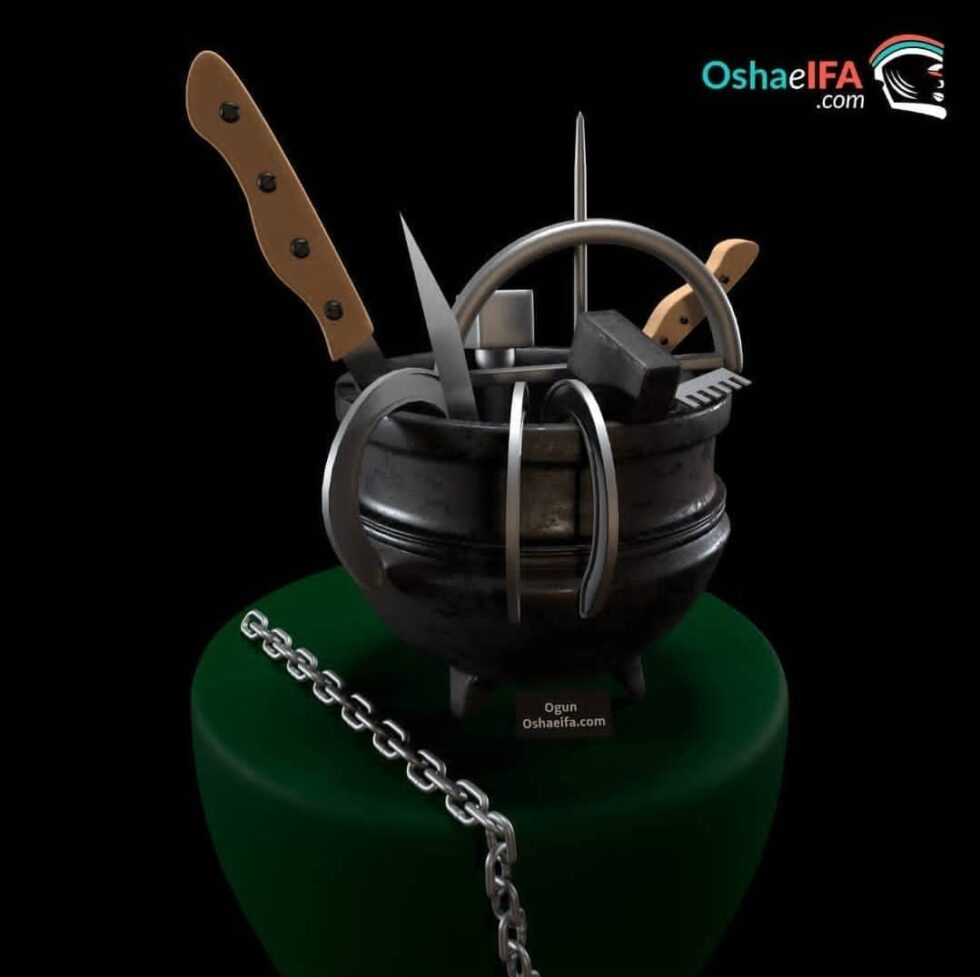 Oggún: Orisha of the metals of the Yoruba pantheon