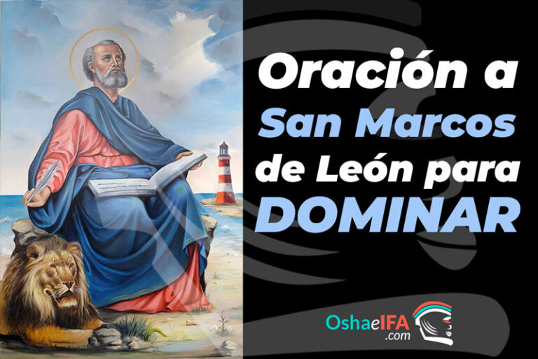 Oración a San Marcos de León para amansar, dominar y reconciliación